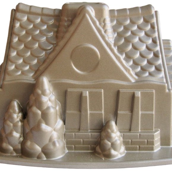 Nordic Ware | Kitchen | Nordic Ware Gingerbread House Cake Pan Bundt ...